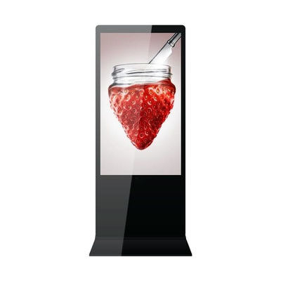 4K Floor Standing LCD Touch Screen Digital Poster Remote Control ...