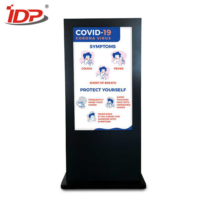 RS232C 3840X2160 86 Inch LG Panel Kiosk Display High Brightness Outdoor ...