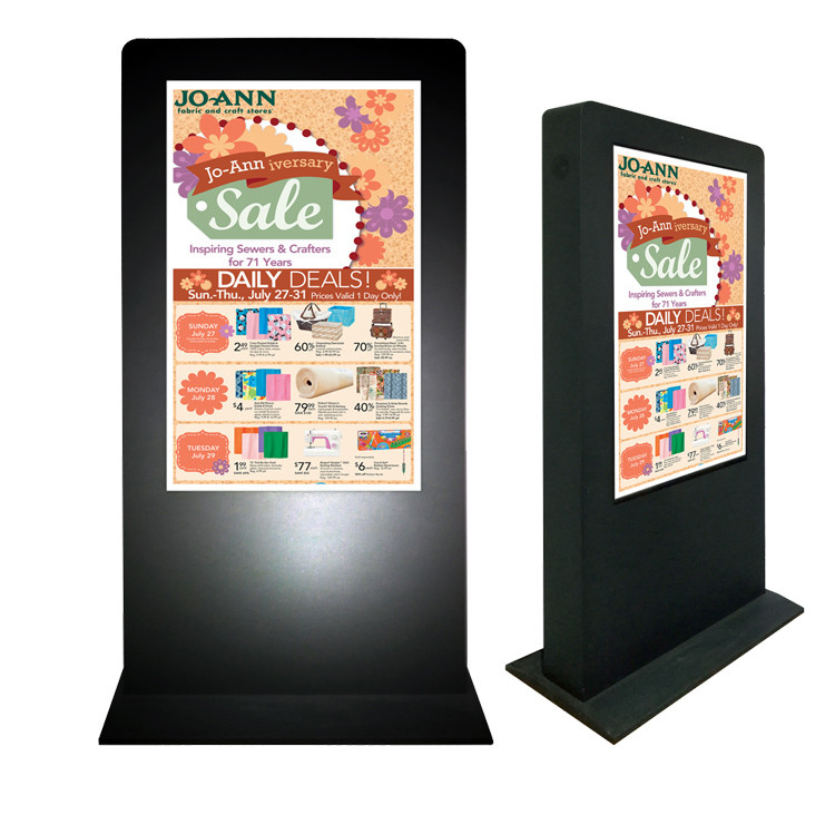 High Tni LC 55 Inch Outdoor Anti-reflective Glass Floor Standing ...