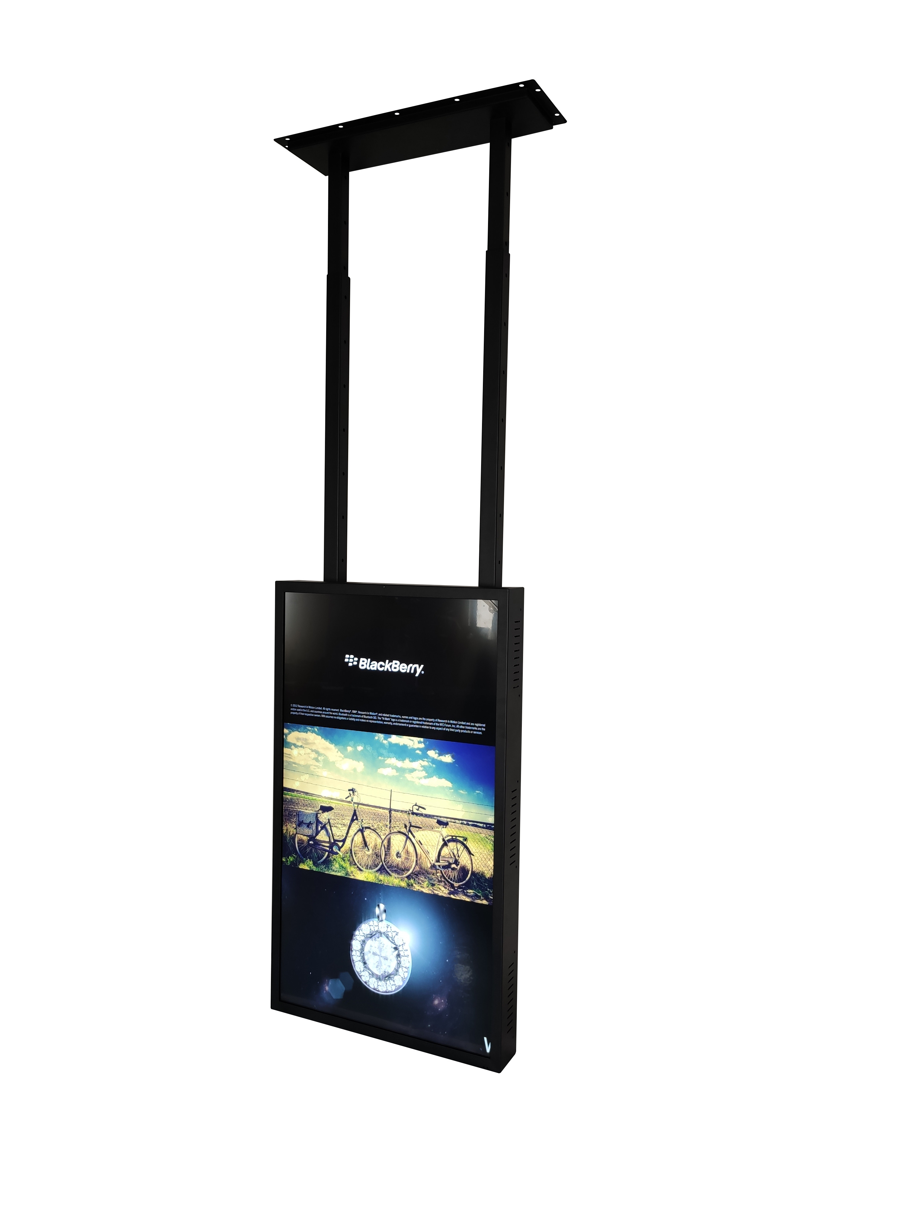 43'' Hanging Double-Sided Window Displays High Brightness With Anti ...