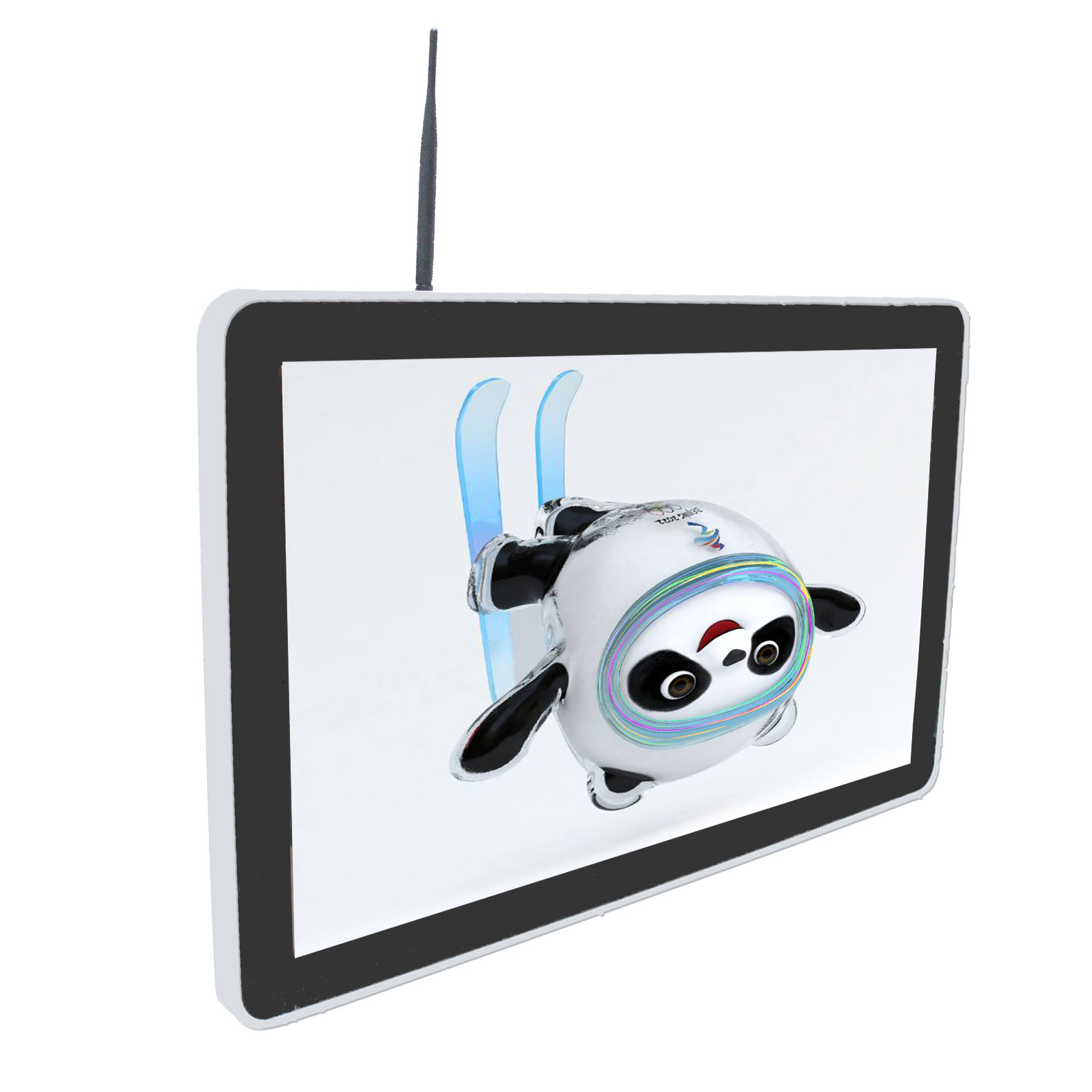 32 Inch Digital Signage Media Player Wall Mounted Touch High Brightness ...